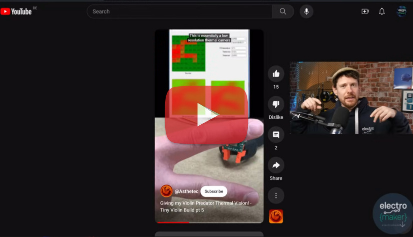 Thermal Imaging in Music Creation - The World's Smallest Violin!
